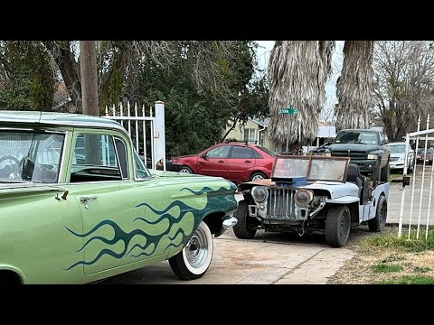 Classic car guy is live! Body swap project on the road - YouTube