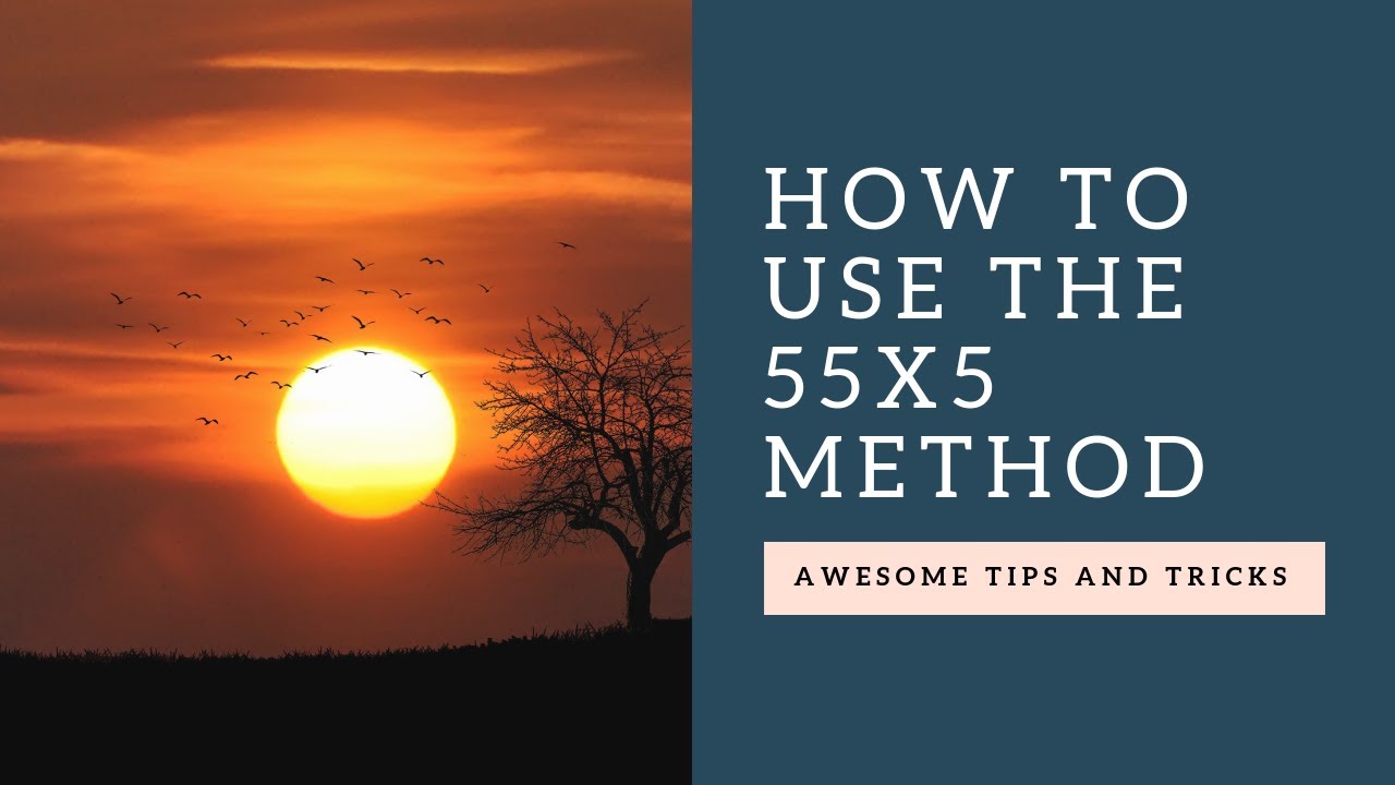 How to use the 55x5 Method to Manifest - YouTube