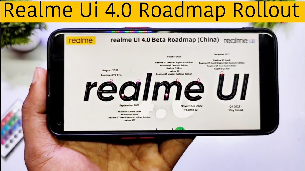 Realme UI 4.0 Official Roadmap Rollout | Android 13 Realme eligible ...