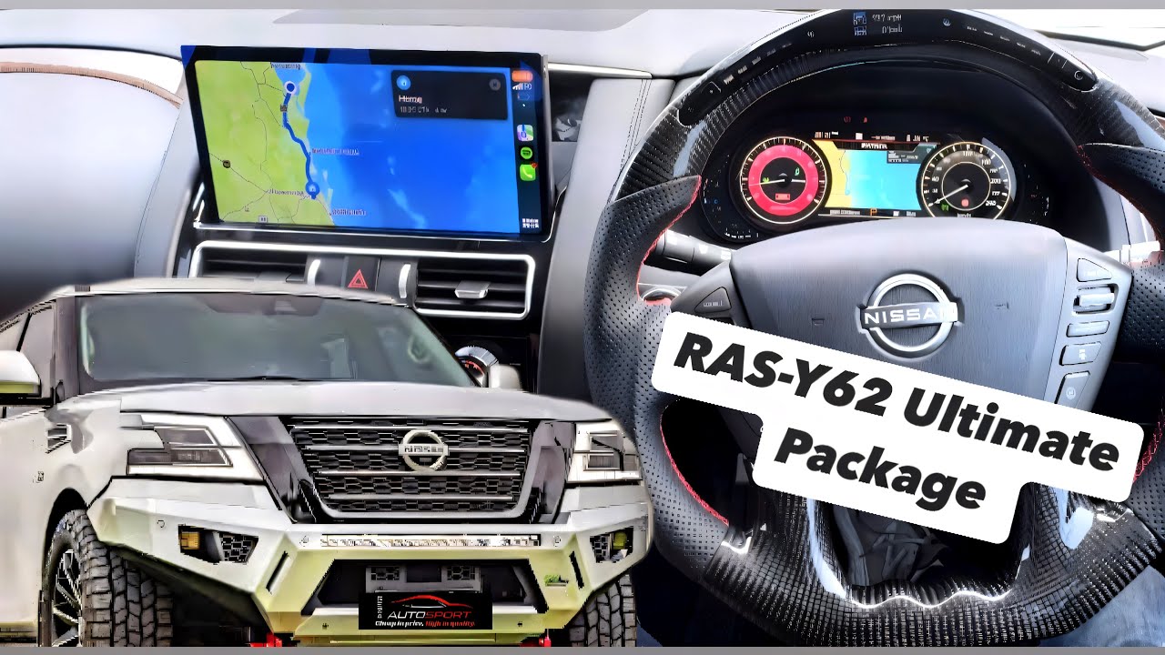 Nissan patrol Y62 interior upgrade package. - YouTube