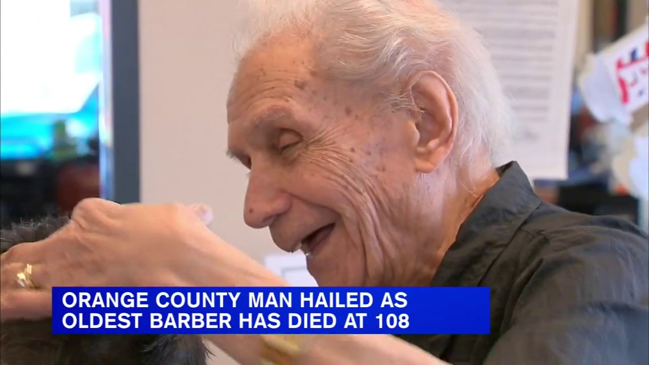 The 'World's Oldest Barber' dies at 108 - YouTube
