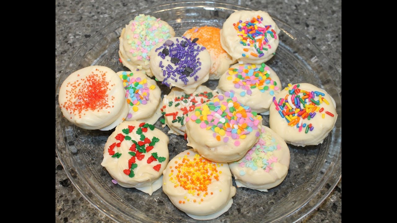 Making Vanilla Peanut Butter Crackers – Recipe - YouTube