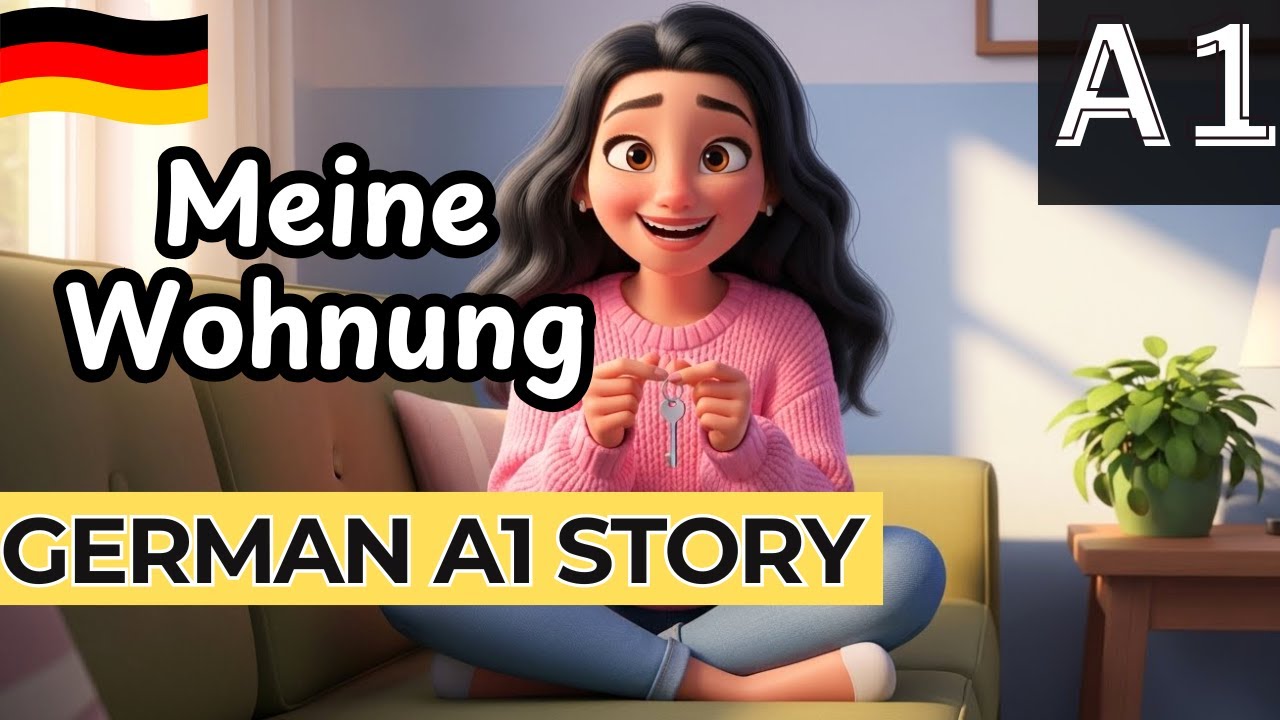 Learn German: Easy A1 German Story: My Apartment (English Translation ...