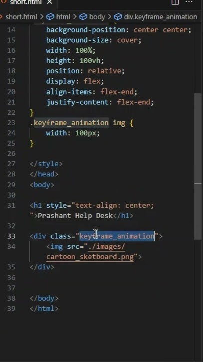 Css Keyframe Image Animation Tutorial Csstutorial Coding Programming Youtube