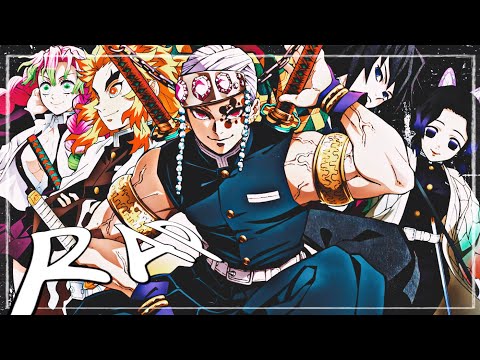 Hashira Rap Cypher (Demon Slayer) | “PILLARS!” | Spade ft. ST33L, GVTOR, draine. & more