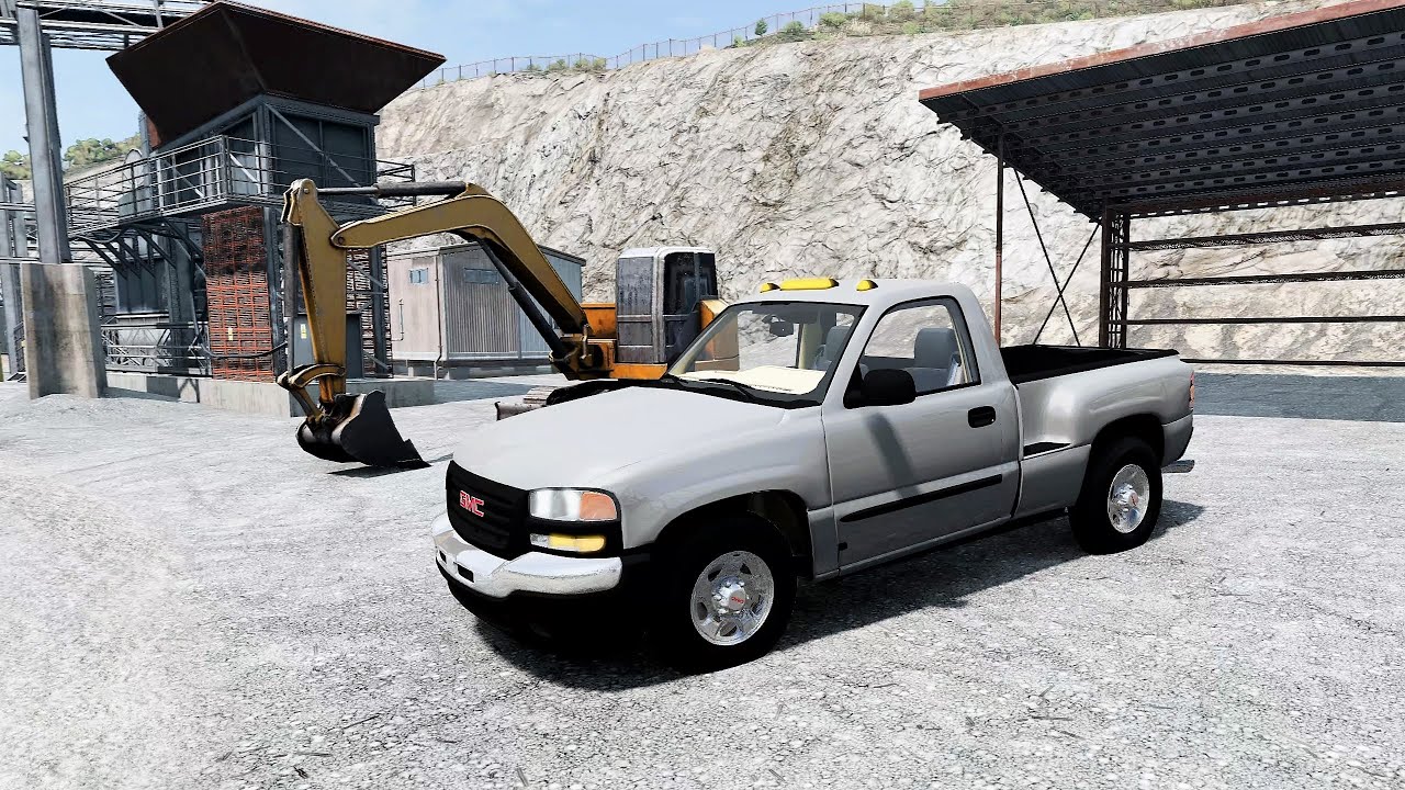 BeamNG.drive - GMC Sierra 2006 - Car Show Test Drive Crash . - YouTube