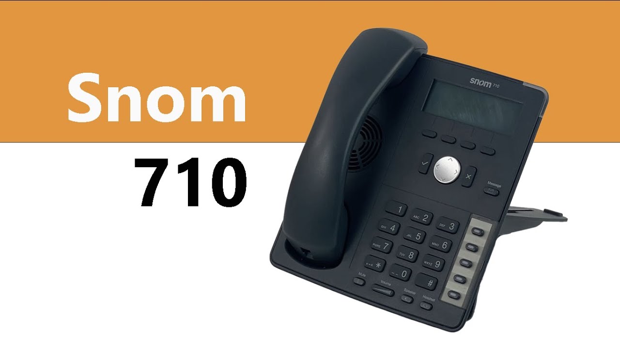 Snom 710 IP Phone - Product Overview - YouTube
