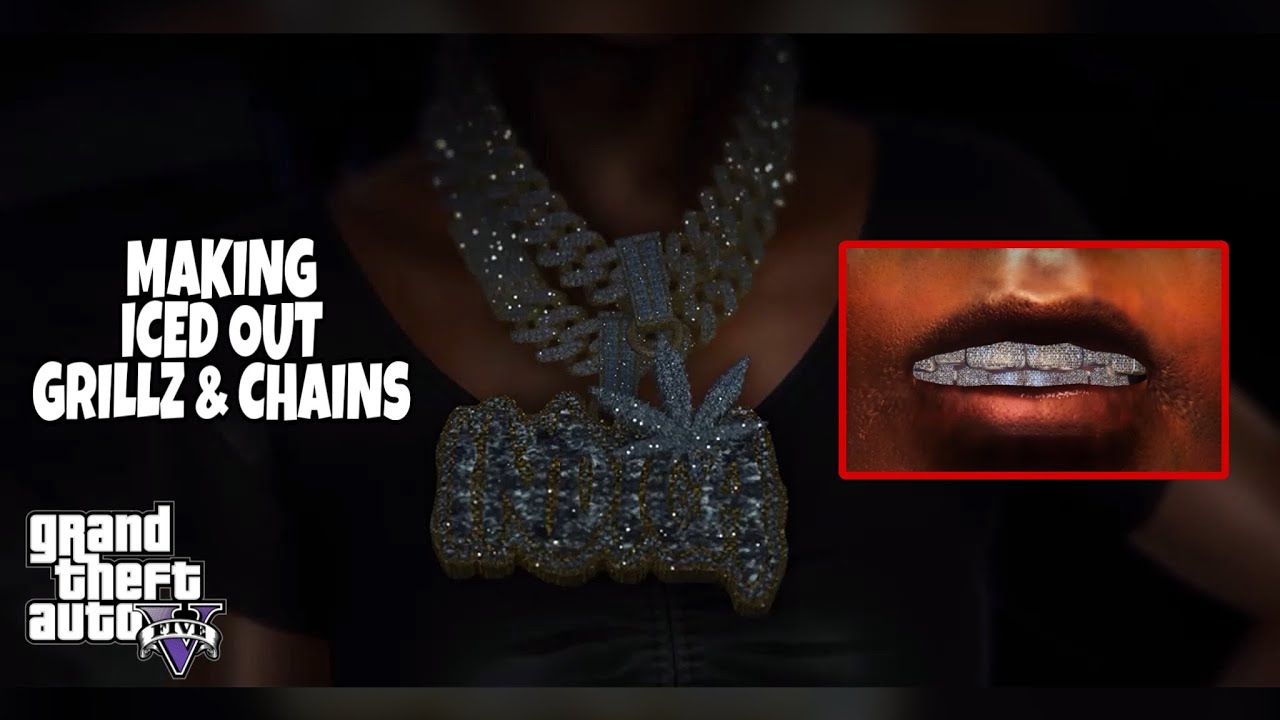 Making Iced Out Grillz & Chains In GTA RP (FiveM) | GTA Blender 3D ...