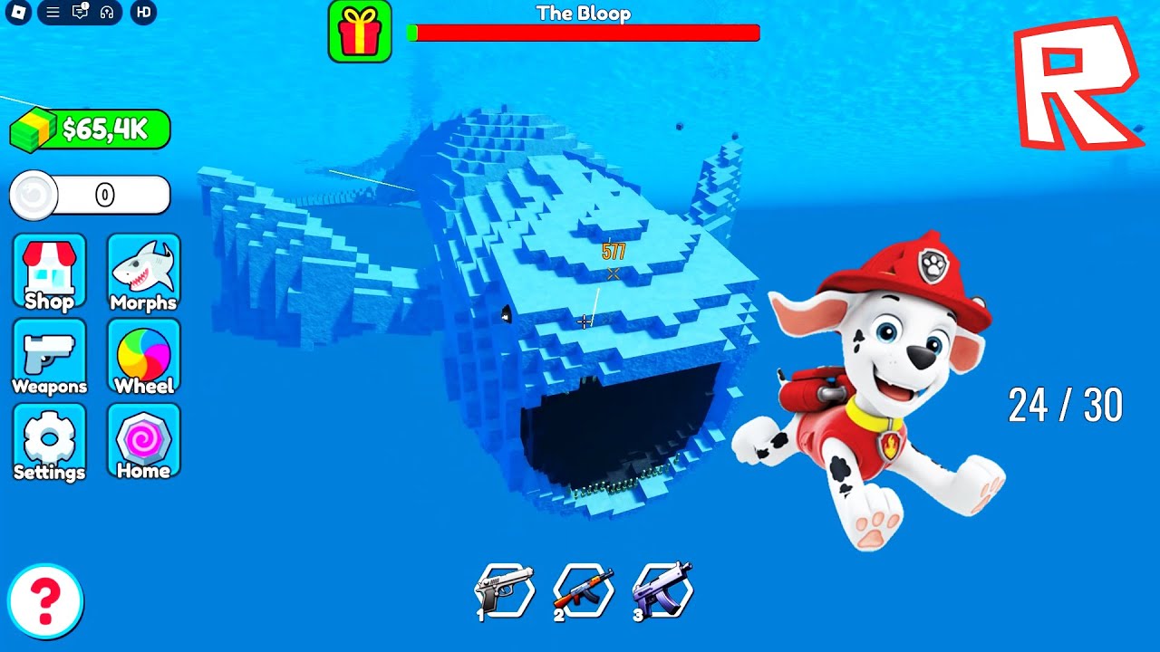 MARSHALL DE PAW PATROL Y PANCRI ENCUENTRAN A BLOOP EN ROBLOX! 😱 - YouTube