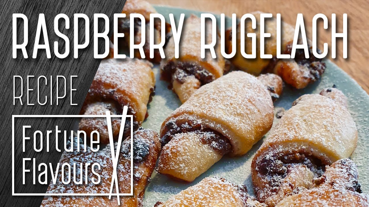 RASPBERRY PISTACHIO RUGELACH RECIPE FROM FORTUNE FLAVOURS - YouTube