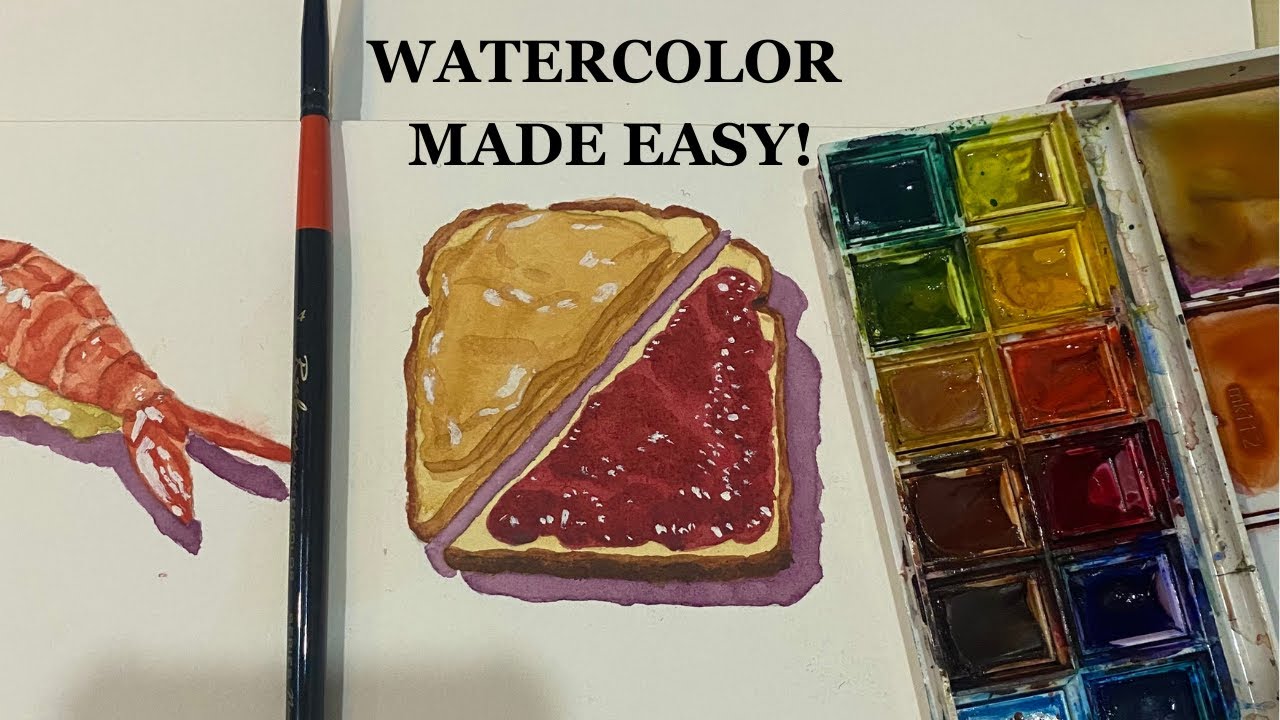 Quiet Watercolor Painting Step-By-Step for Beginners to Advanced | Easy ...