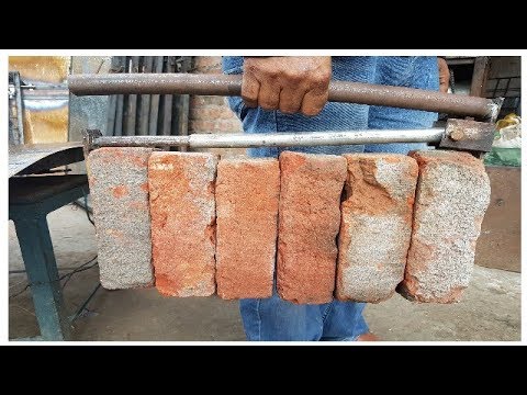amazing homemade brick stand - YouTube