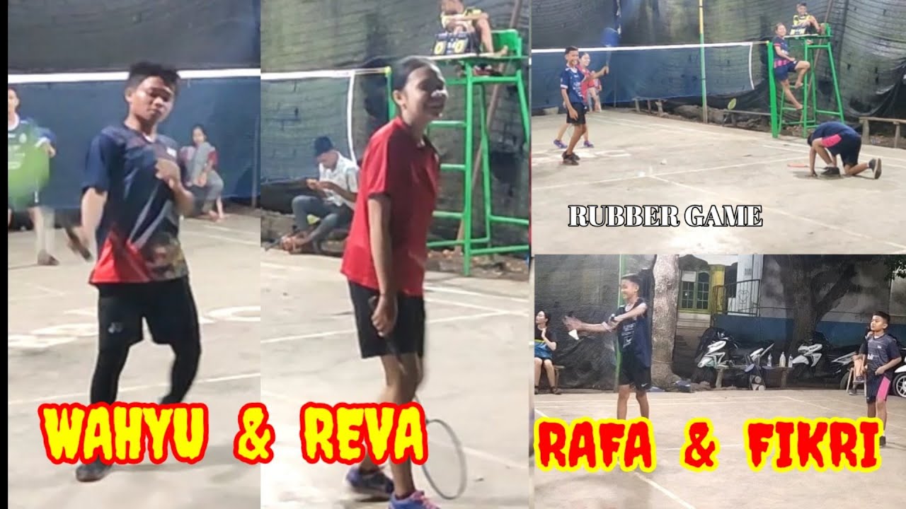 RAFKA & FIKRI VS WAHYU & REVA tournamen menyambut bulan Ramadhan # 5 - YouTube