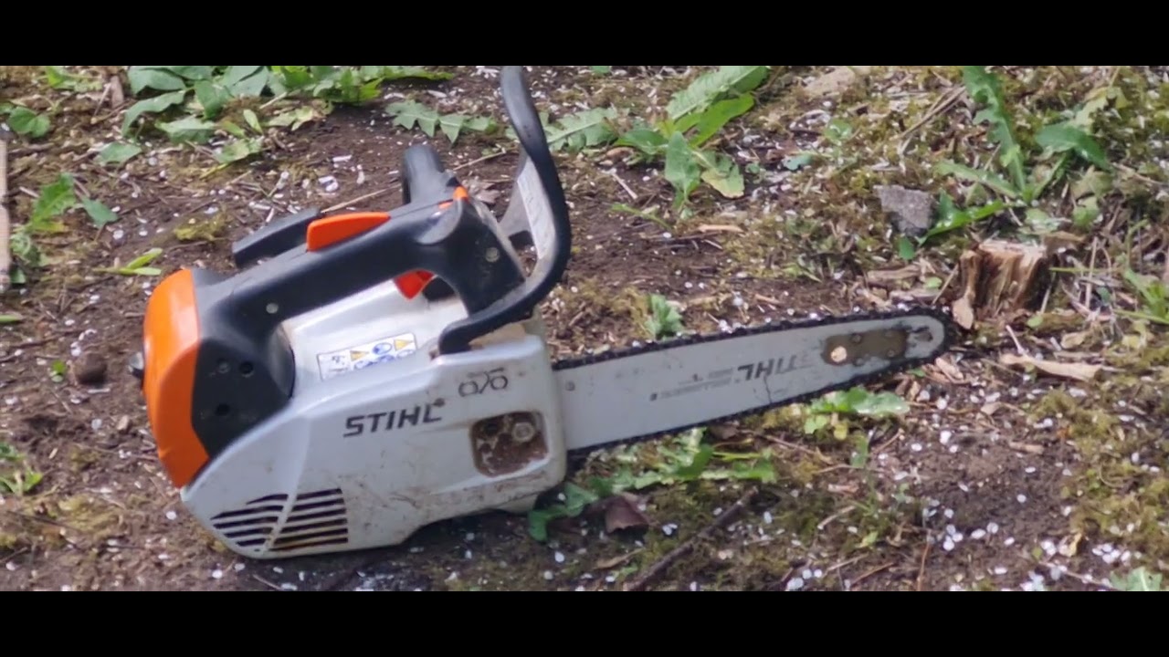 Stihl Chain Saw MS 150 TC - YouTube