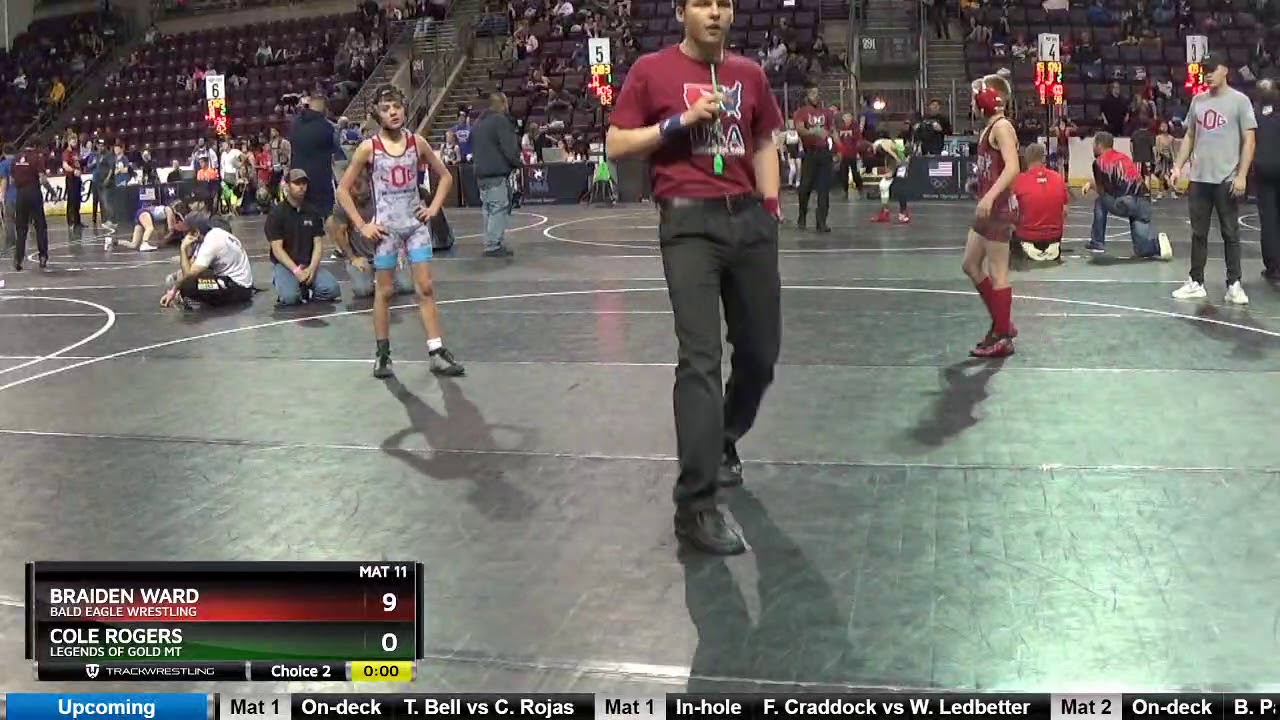 Middle School 83 Braiden Ward Bald Eagle Wrestling Vs Cole Rogers ...