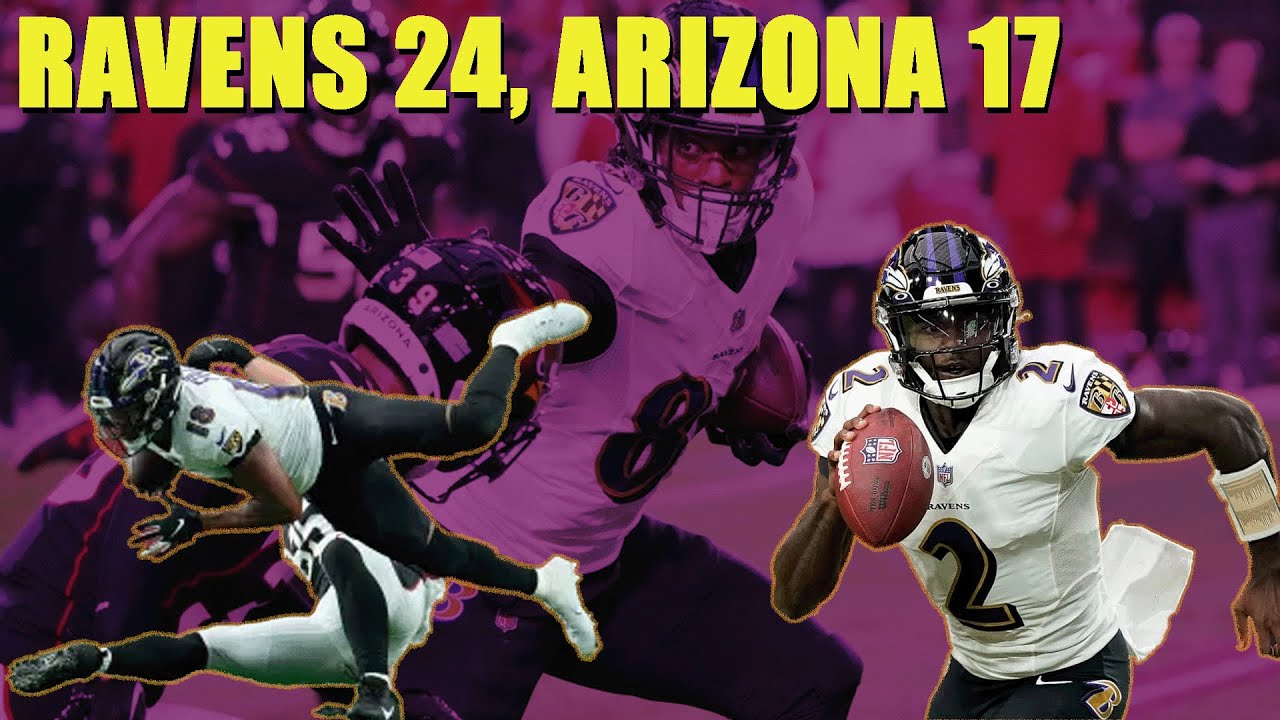 Ravens 24, Arizona 17: REACTION VIDEO - YouTube