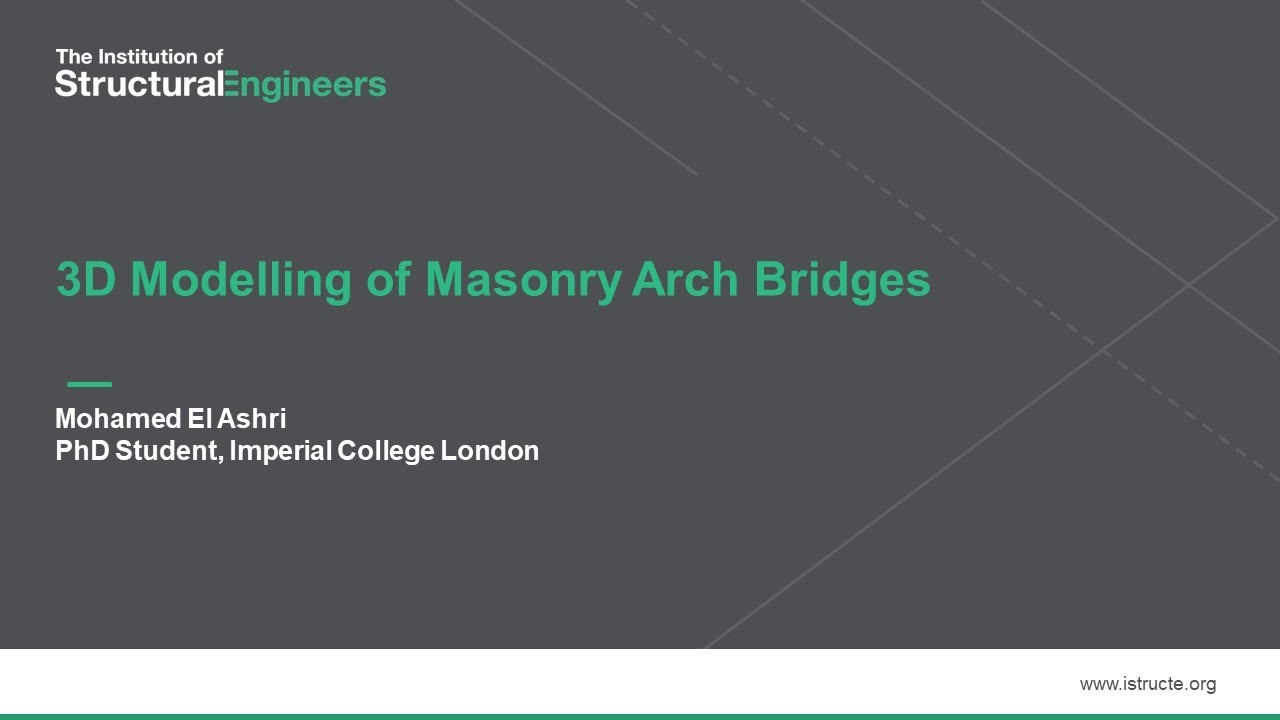 3D modelling of masonry arch bridges - YouTube