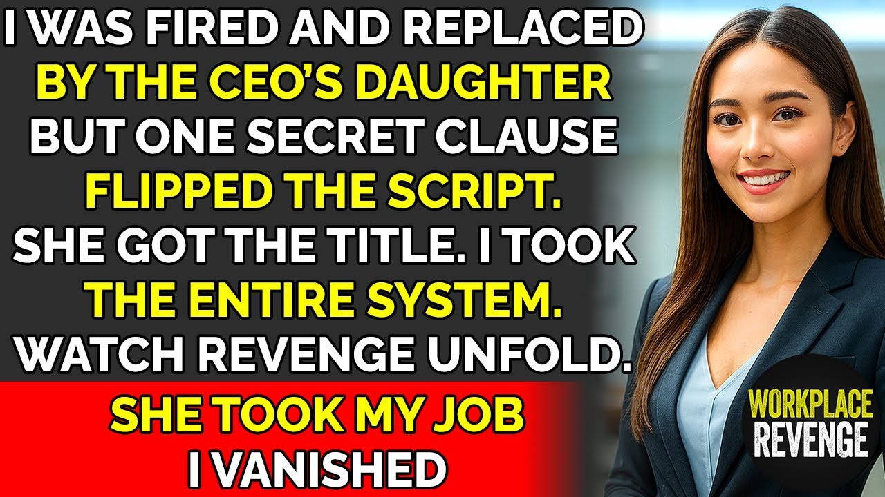I Was Fired and Replaced by the CEO’s Daughter — I Made One Move That ...
