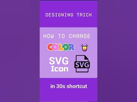 change svg icon color | designing trick - YouTube