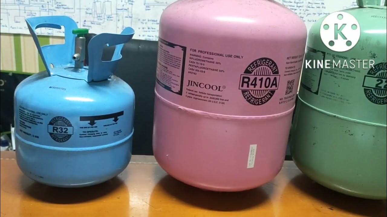 PERBEDAAN FREON R22 R32 R410a UNTUK KELEBIHAN DAN KEKURANGANNYA - YouTube