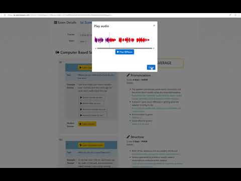 video 7: Öğrencinin sonuçları görmesi - student result view