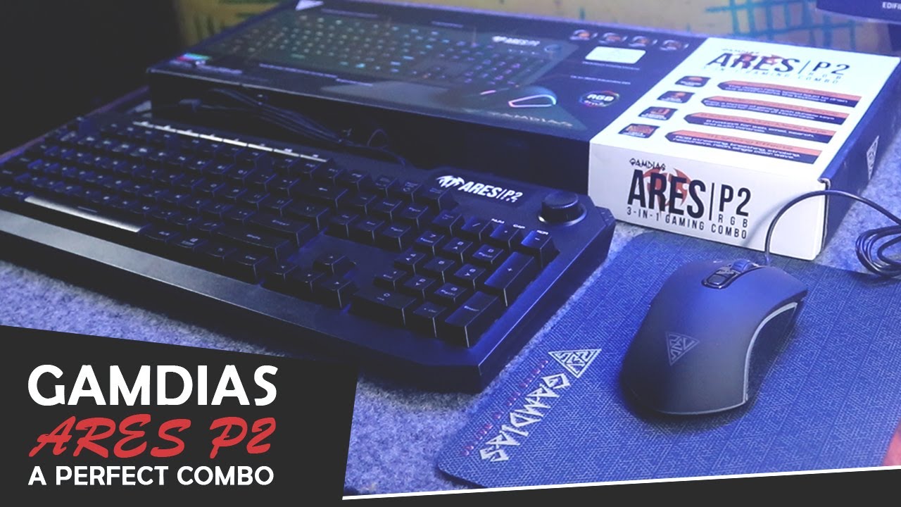 GAMDIAS ARES P2 |3 in 1 Keyboard Mouse and Mouse Pad Combo | The Best ...