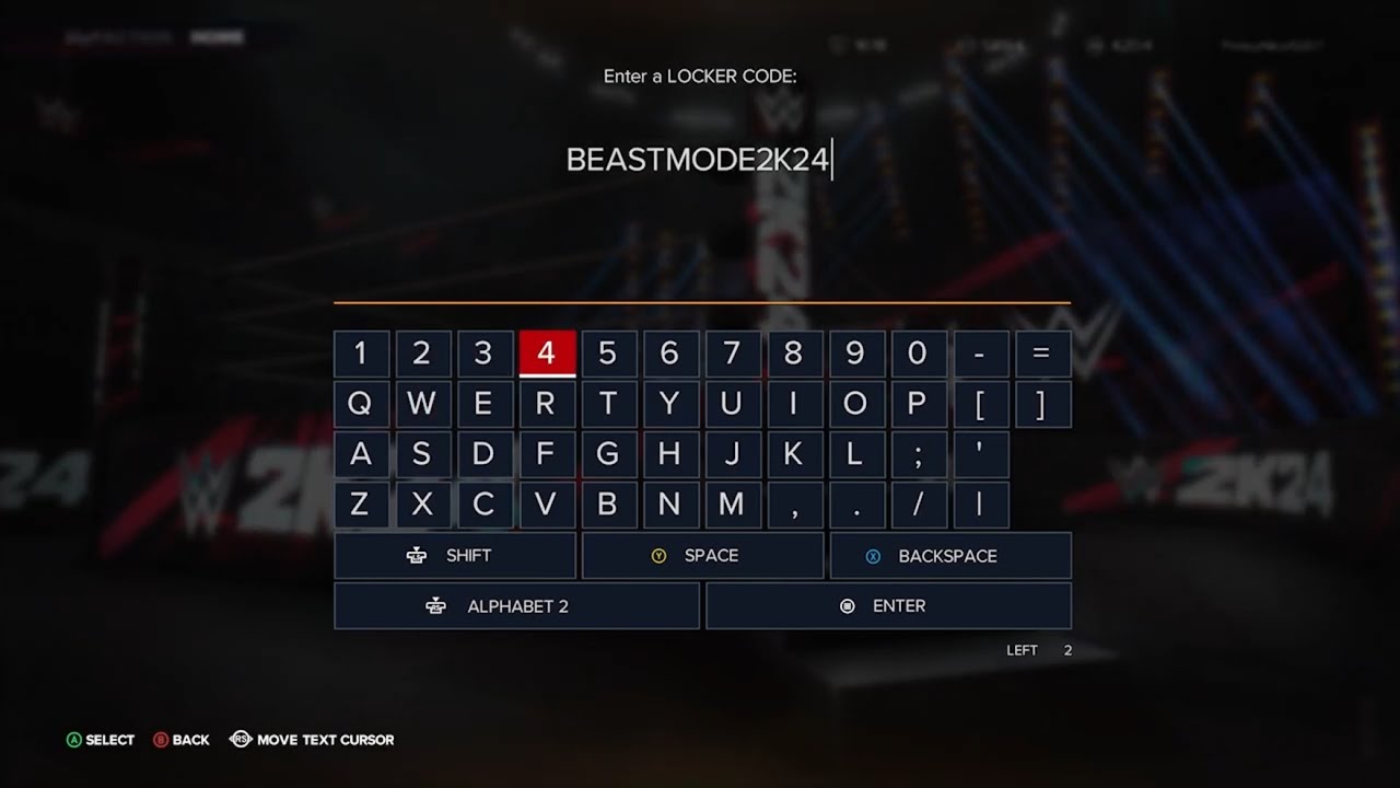 WWE 2K24: Locker Room Code: BEASTMODE2K24 - YouTube