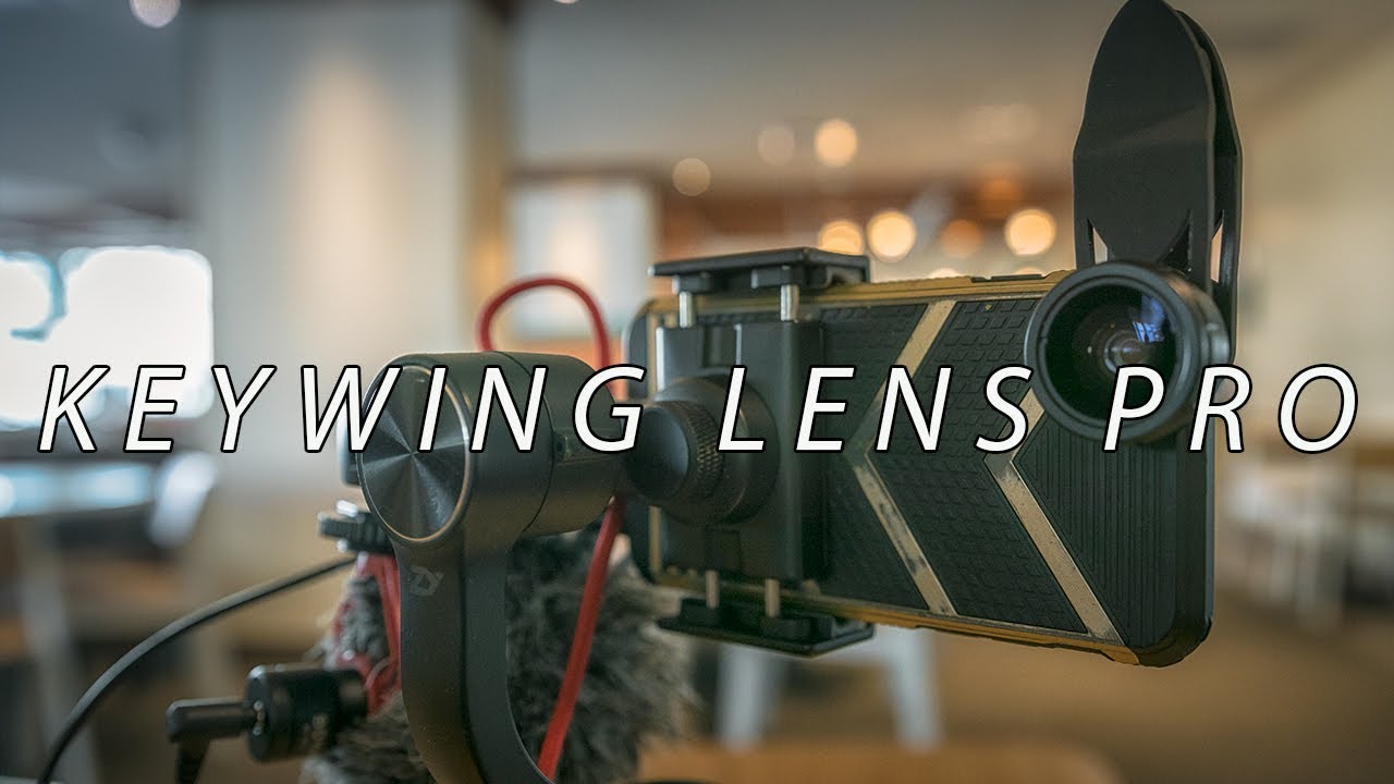 KeyWing Pro Lens for Smartphones - YouTube