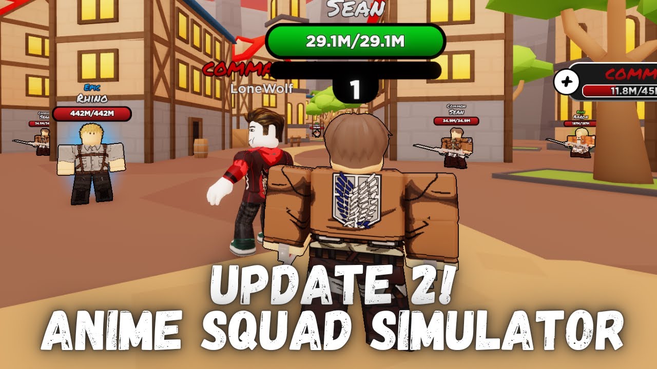 [CODE] Update 2 Anime Squad Simulator ShowCase - YouTube