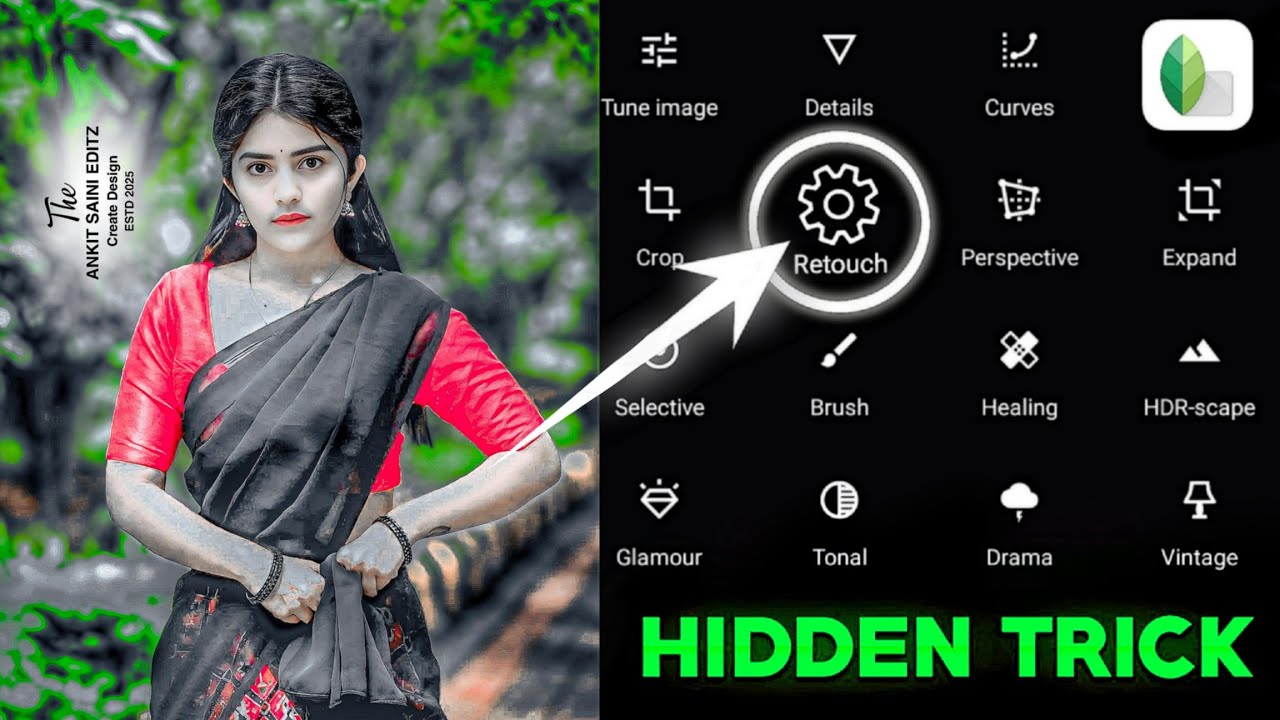 Snapseed Nagpuri Photo Editing New Trick 🔥| Nagpuri Edit Kaise Karen | Ankit Saini Editz - YouTube