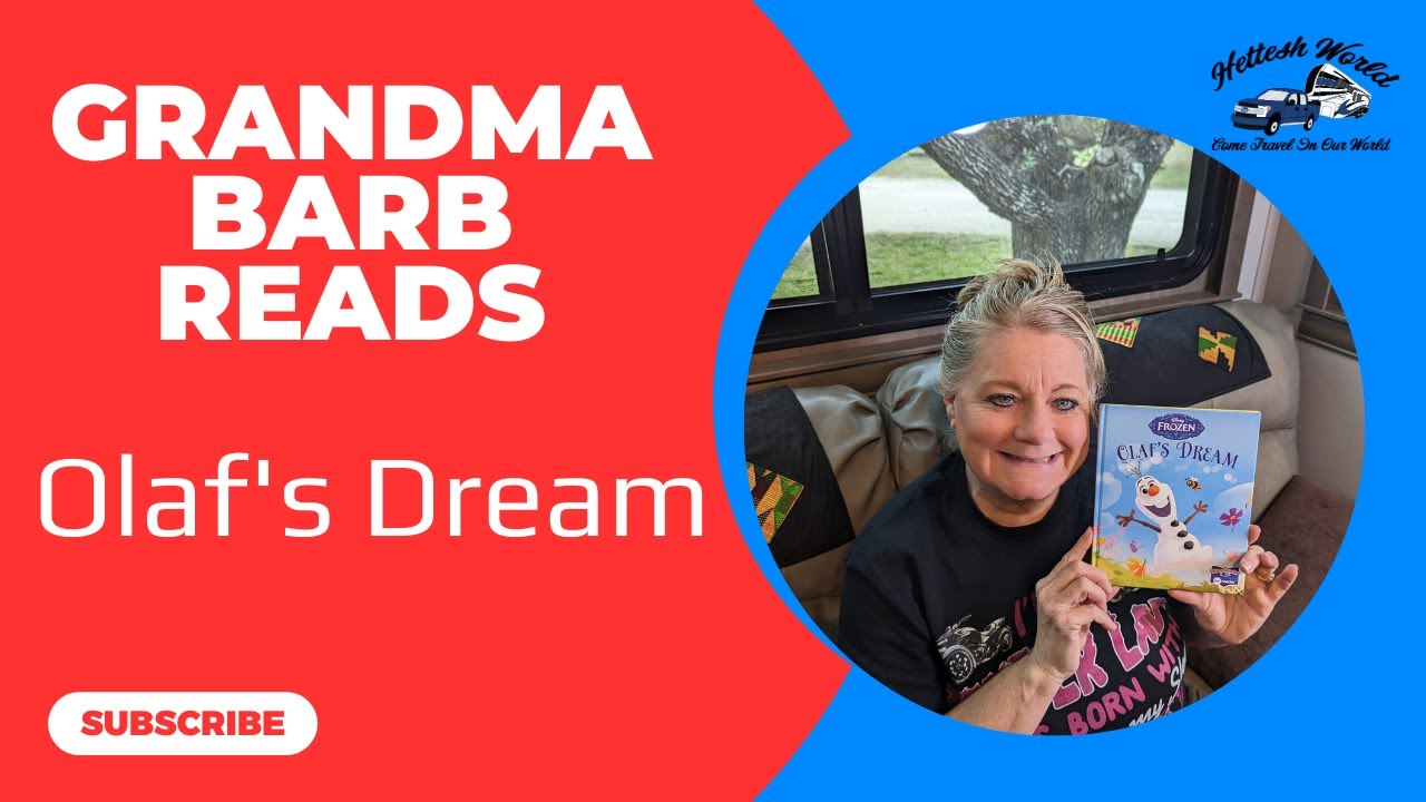 Grandma Barb Reads Olaf's Dream to Grandkids Education Learning Disney ...