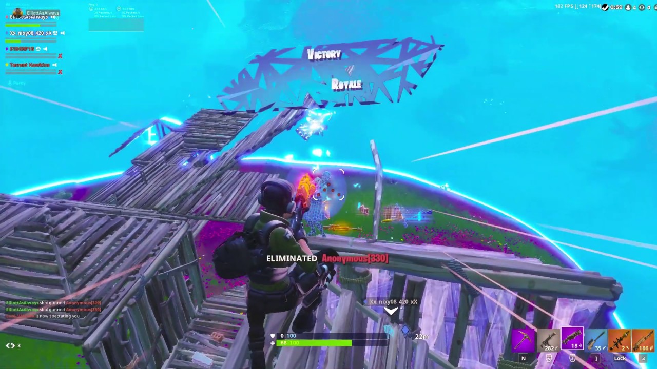 ZERO MATS FORTNITE SQUAD CLUTCH! - YouTube