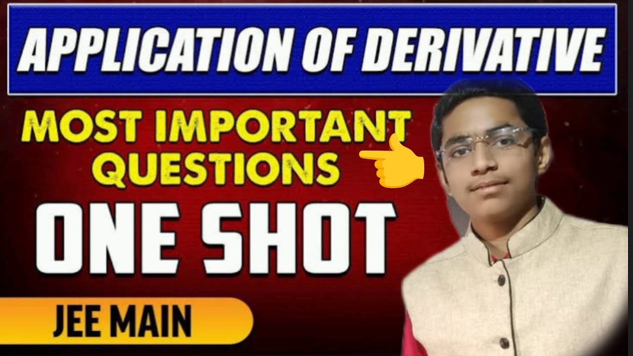 DERIVATIVES QUESTION'S PRACTICE! Jee ! Class 12| Ambuj Raj - YouTube
