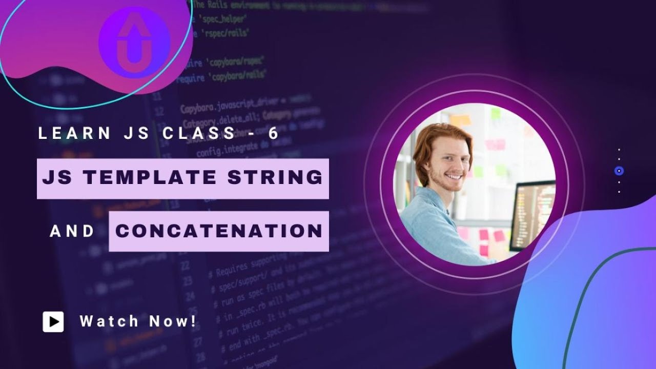 JavaScript Template Strings & String Concatenation | Modern Way to Combine Strings - YouTube