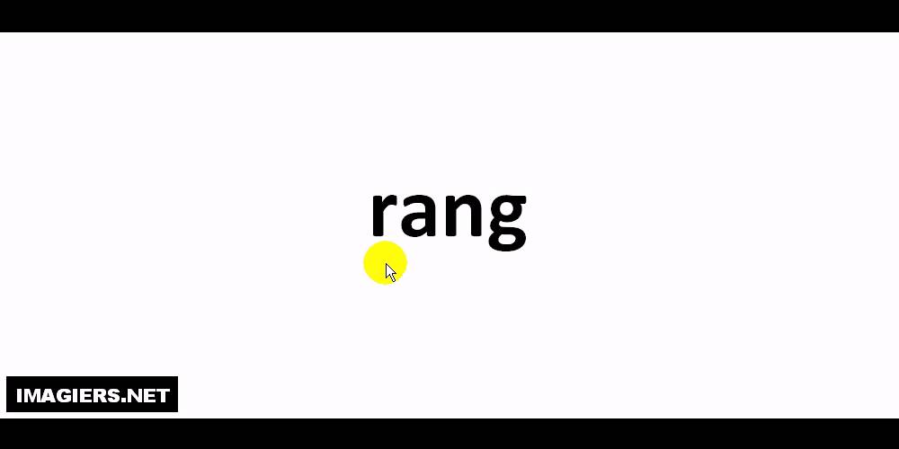 How to pronounce rang - YouTube