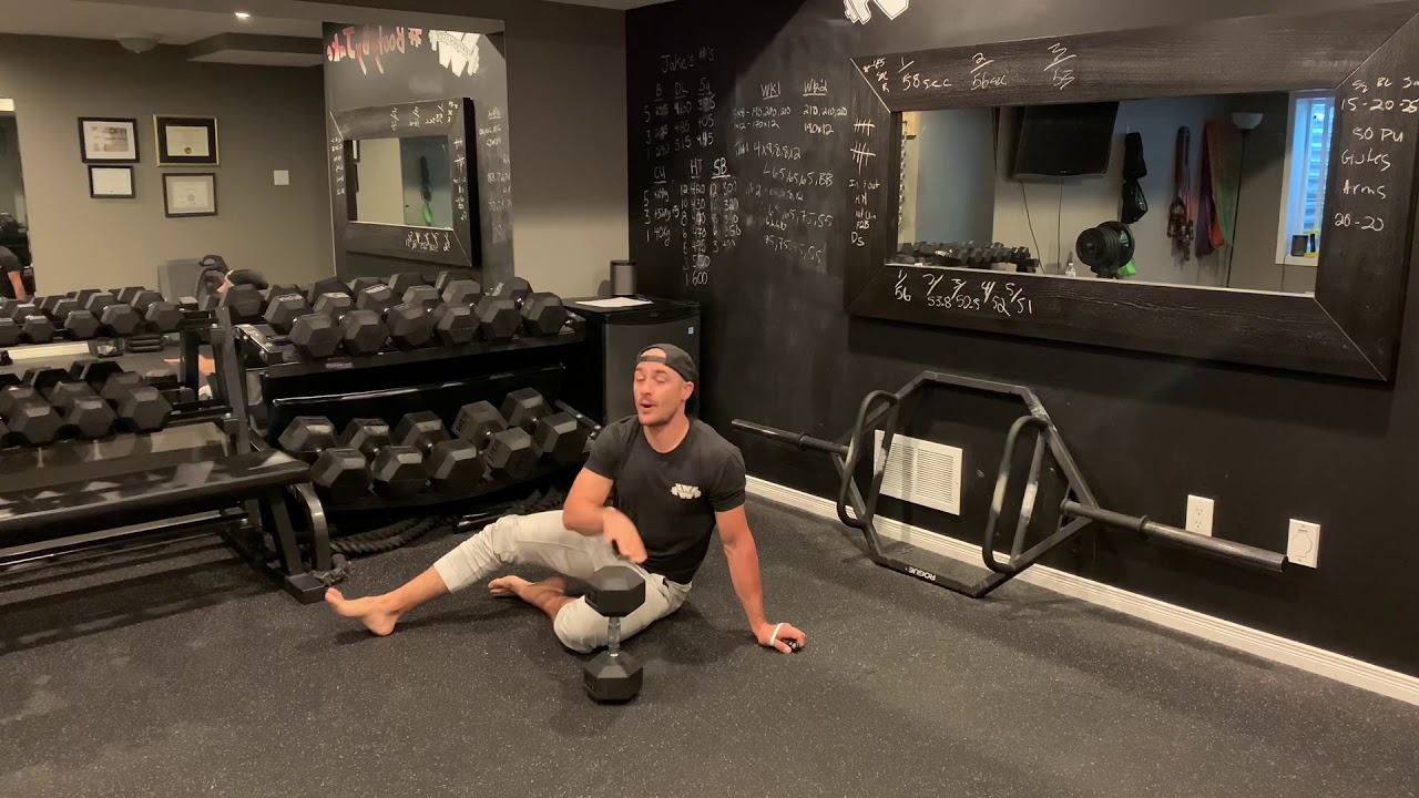 EMOM- DB Glute Bridge + Glute March - YouTube