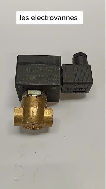 Les electrovannes - YouTube