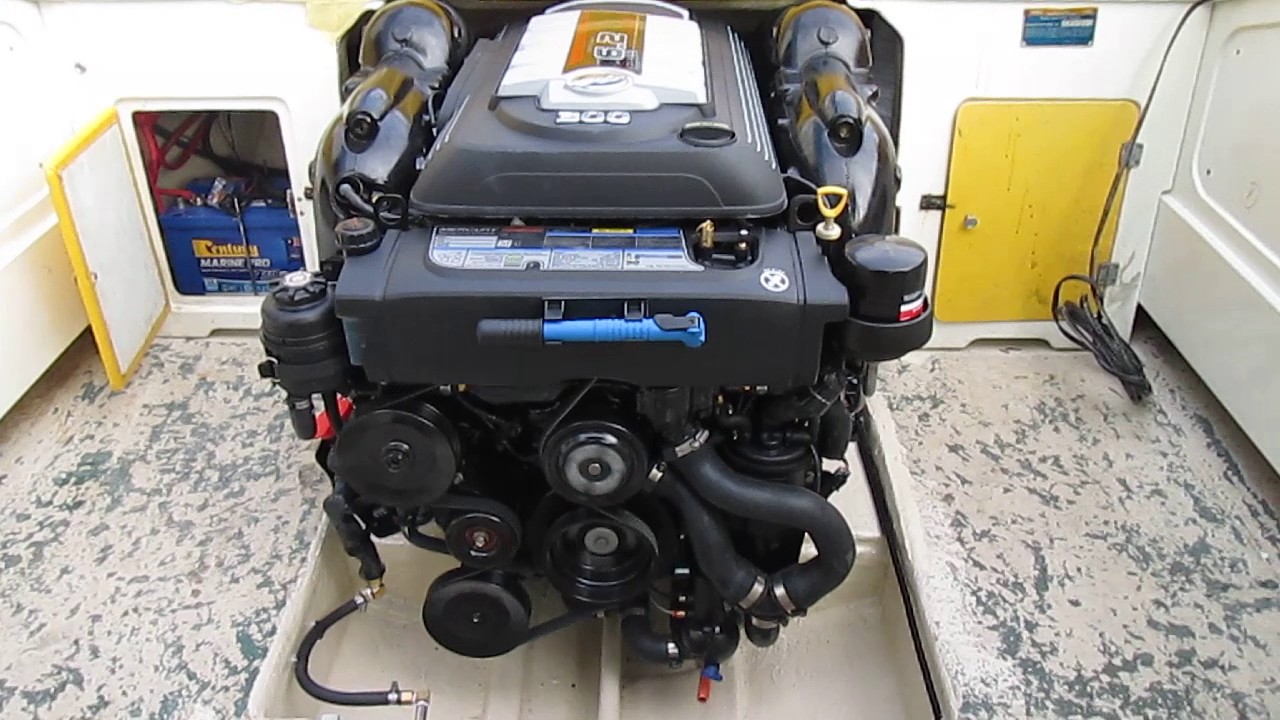 Mercruiser 6.2L Bravo I 300hp Engine Run Up - YouTube