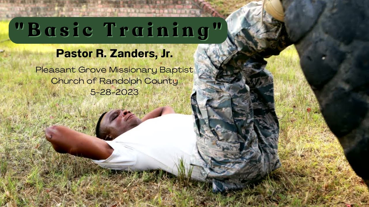 05-28-23 PGMBC of Randolph County Live Service. Pastor R. Zanders, Jr. Today' text: "Basic ...