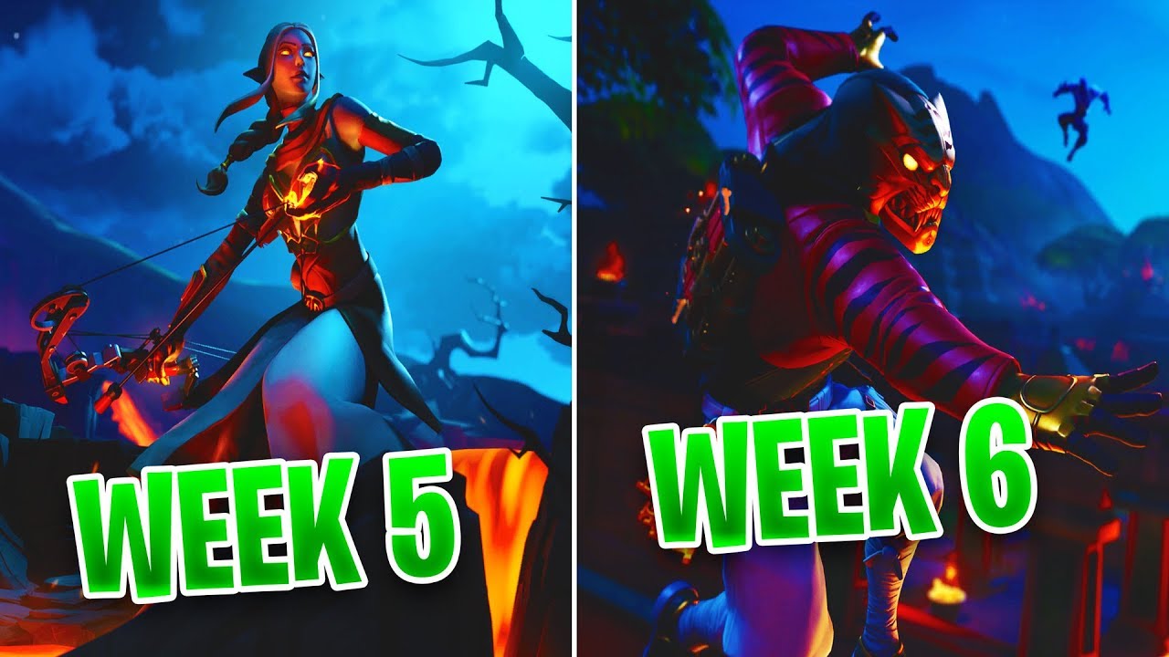 Week 5 & 6 LOADING SCREENS - FORTNITE Season 8 (Secret Banner & Battle ...