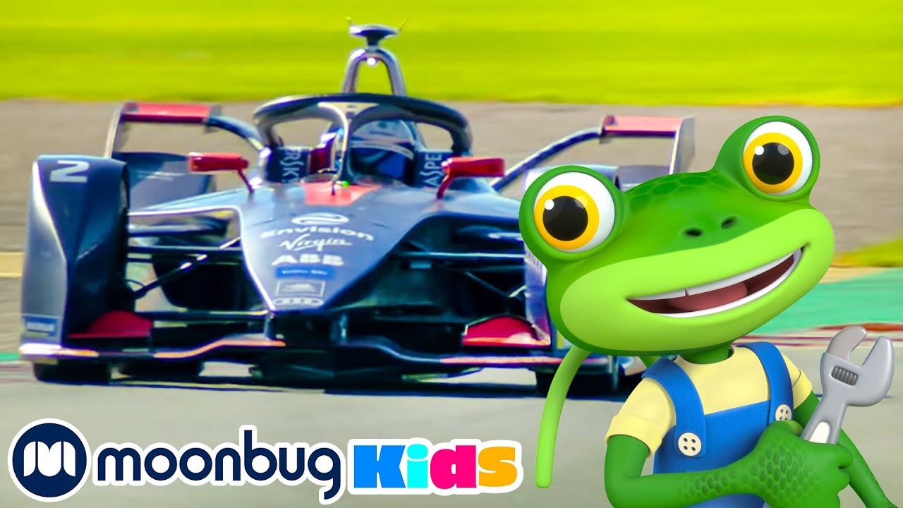 Gecko & The Racing Car - Real Vehicles | Educational Videos for Kids ...