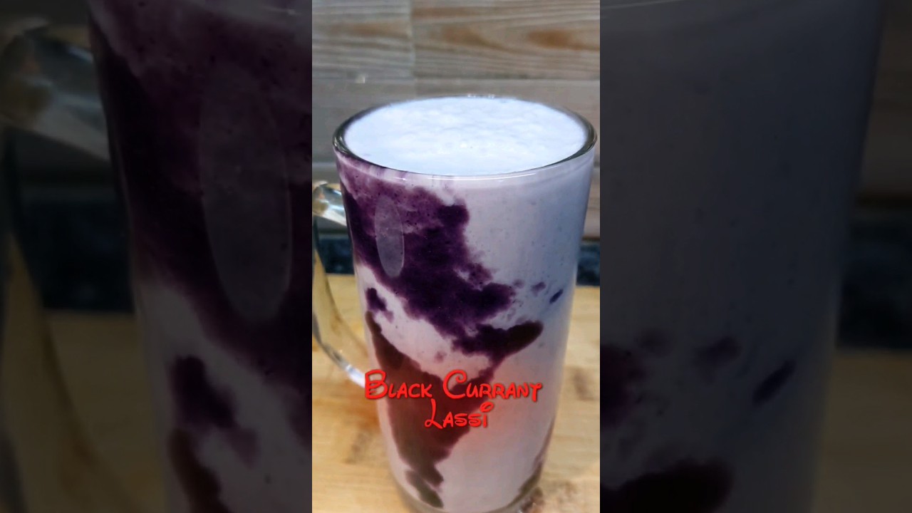 Black Currant Lassi || #shorts #viral #lassi #summer #colddrink # ...