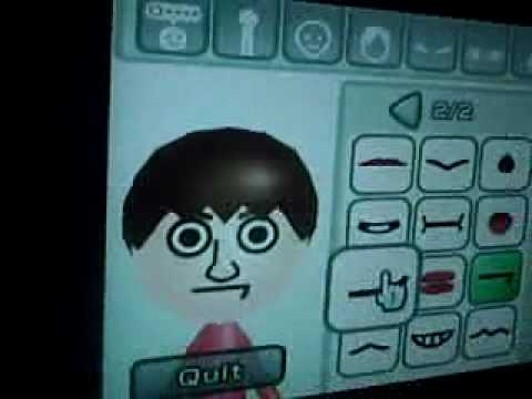The Making Of Cole's Mii Wii Character - YouTube