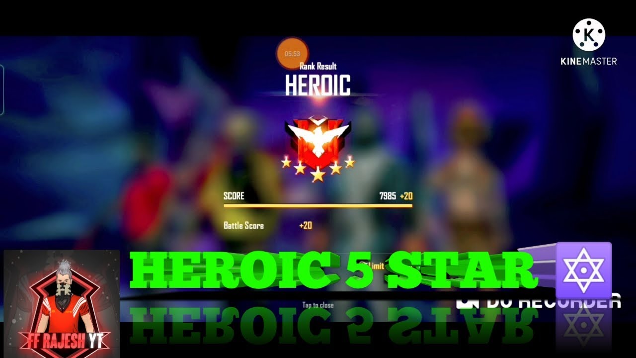 Heroic 5 Star Done || Road To Heroic_+5 Start 🔯🔯🔯|| #Heroic #5 ...
