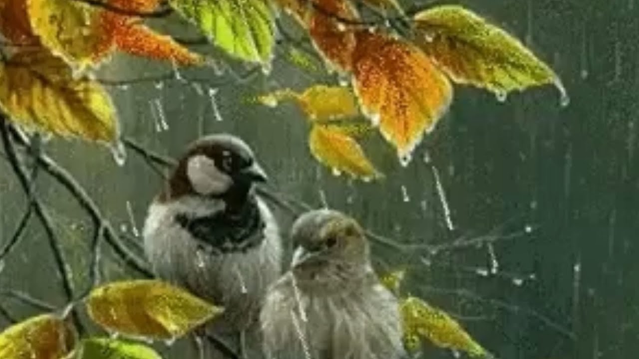 5 Minutes Relaxing Sound of Rain, Nature Sound, Natural Rain Sound ...