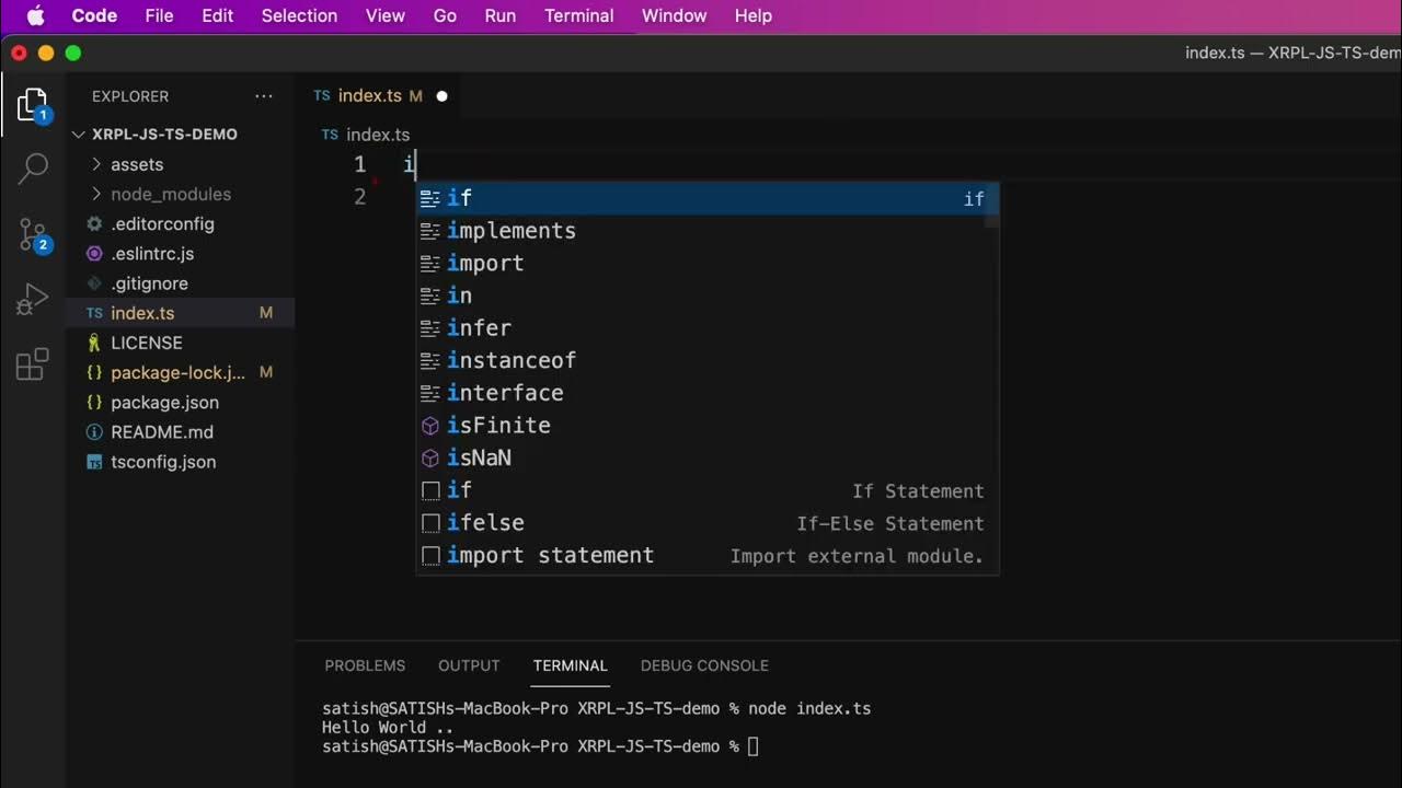 2. Installing "XRPL JS TS Demo" & Dependencies - YouTube