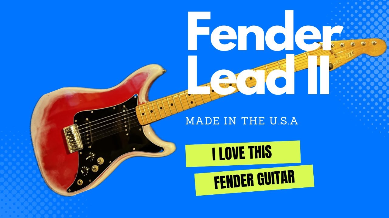 Fender Lead II - I LOVE this #Guitar - YouTube