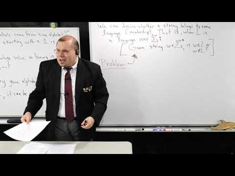 F2021 CS 411/811 Lecture 2 (Languages/Problems, Overview, Finite Automata, DFA Definition) - YouTube