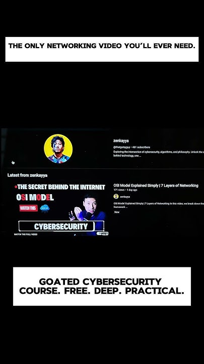 want to learn about OSI model!#osimodel #networking #cybersecurity - YouTube