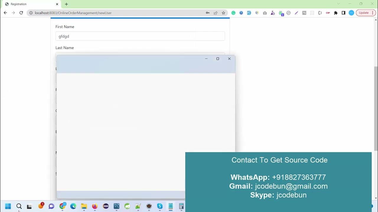 Order Management project in java using JSP, Servlet and MySql with source code and project ...